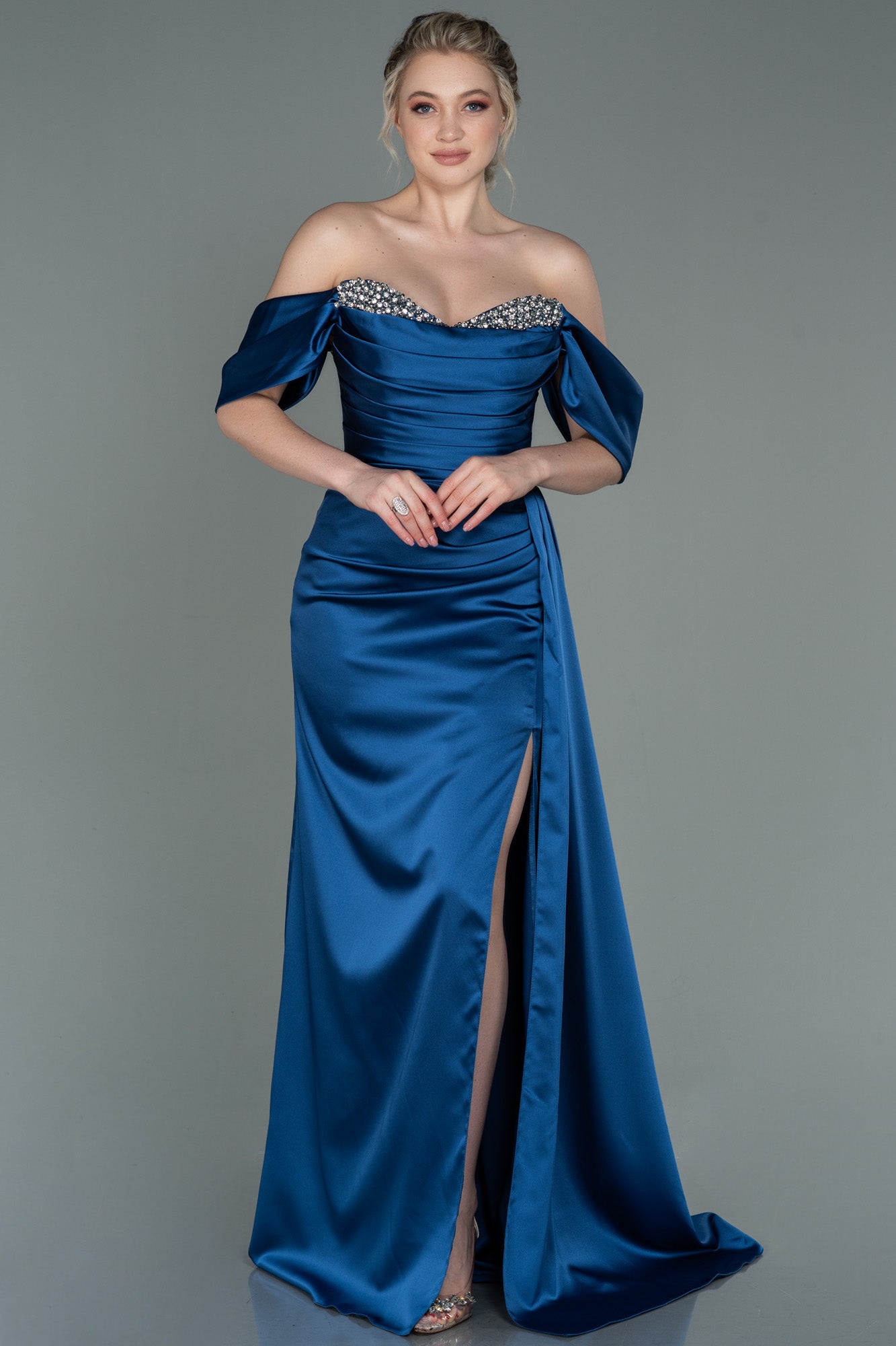 Kimberly Indigo Blue Gown – unmatchedbyu